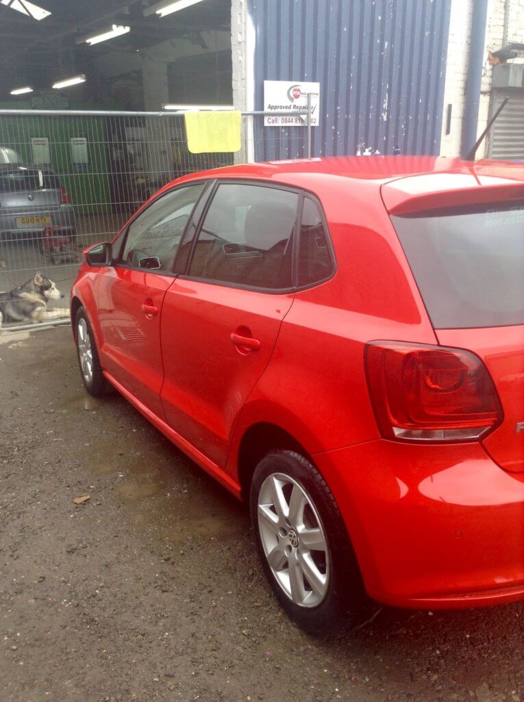 VW POLO VANDAL DAMAGE & CRUSHED N/S SILL. - Coventry Accident Body ...